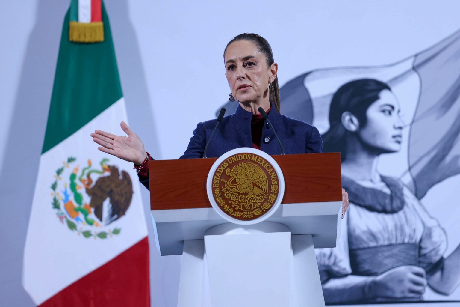 Presidenta Sheinbaum condenó violencia en la Feria de Texcoco